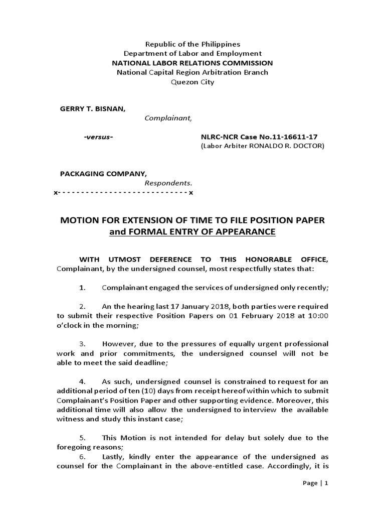 Entry of Appearance | PDF | Public Law | Judiciaries