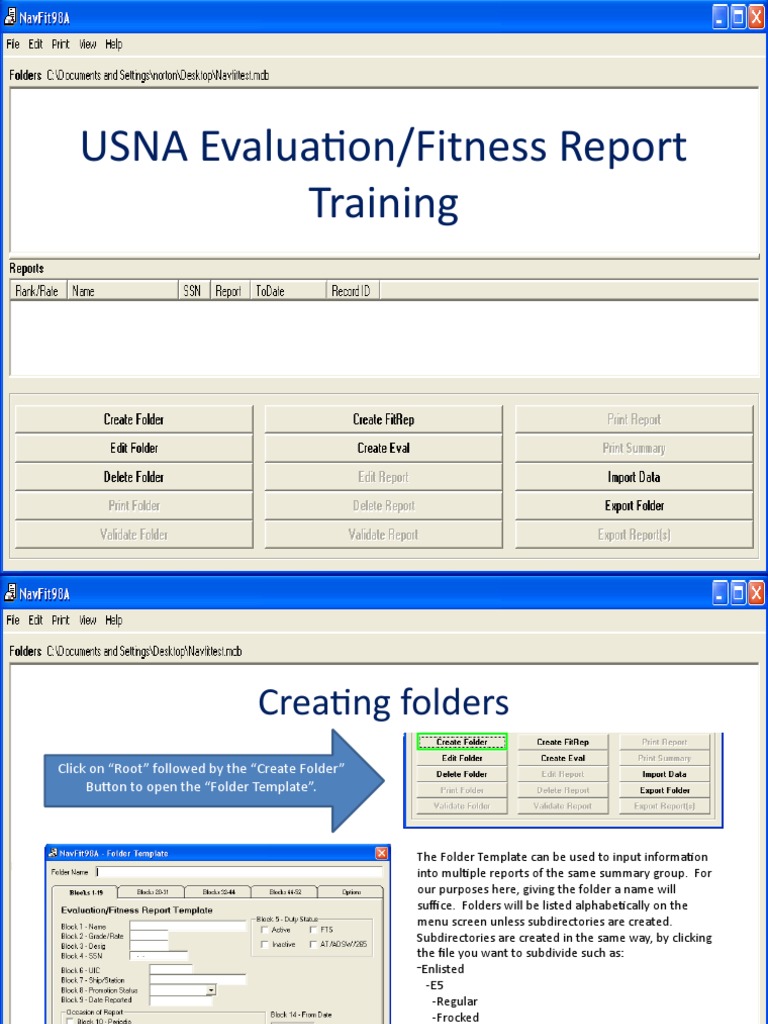 Eval Training | PDF | Directory (Computing) | United States Naval Academy