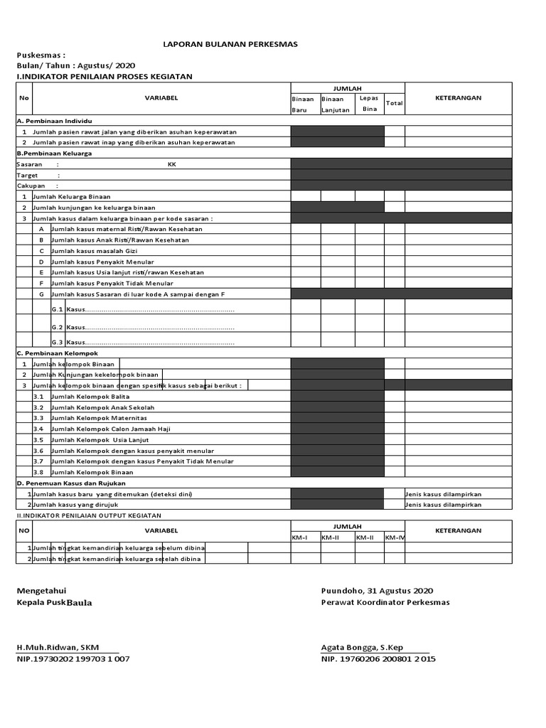 Rek. Perkesmas | PDF