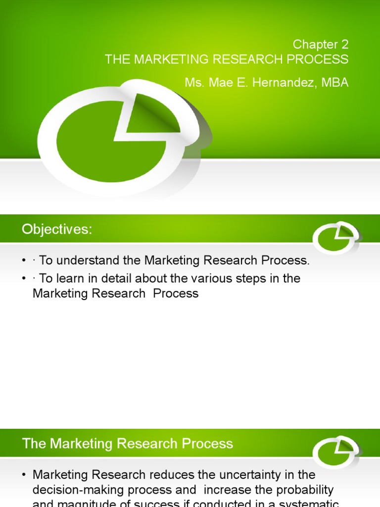 Chapter 2 - MARKETING RESEARCH | PDF | Survey Methodology | Marketing ...