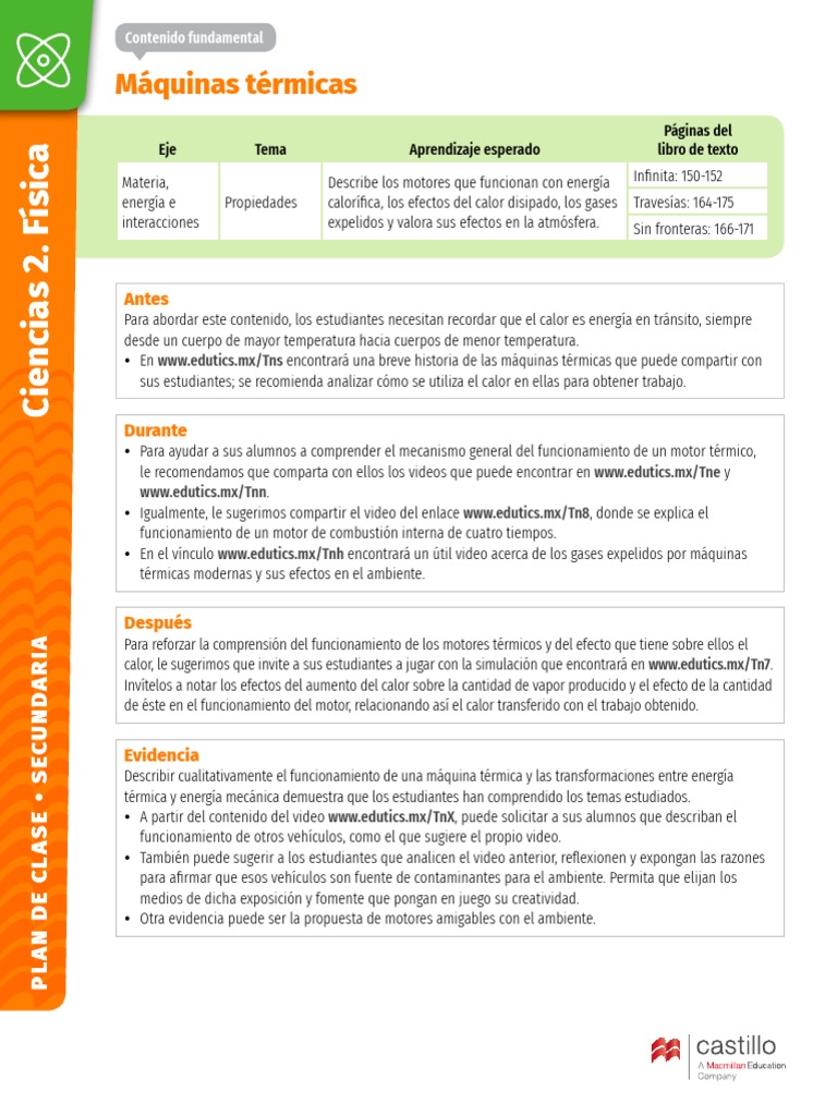 Funcionamiento de las máquinas térmicas y sus efectos en el ambiente ...