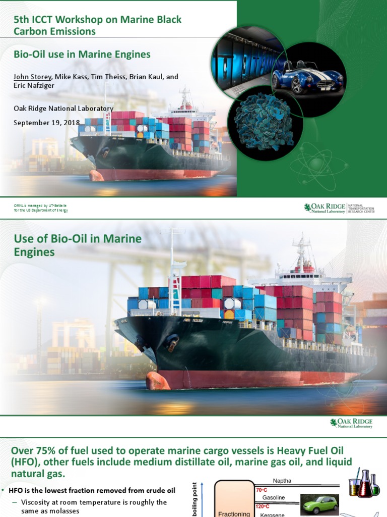 Bio-Oil Evaluation for Marine Engines | PDF | Fuel Oil | Piston