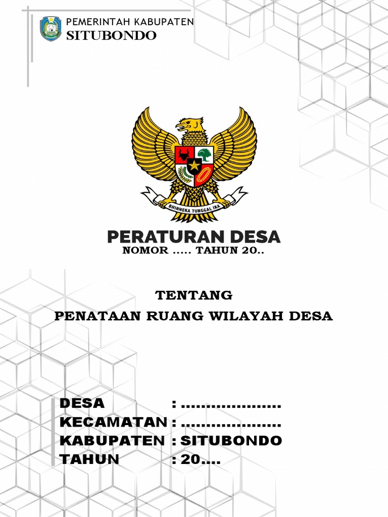 Perdes Tata Ruang Desa | PDF