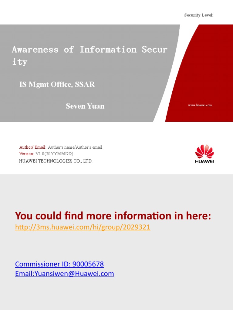 02 Awareness of Information Security For New Employee) | PDF ...