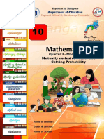 Math 10 Quarter 3 Module 1 | PDF | Learning | Permutation