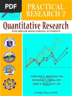 Practical Research 2 - G12 | PDF | Experiment | Statistics