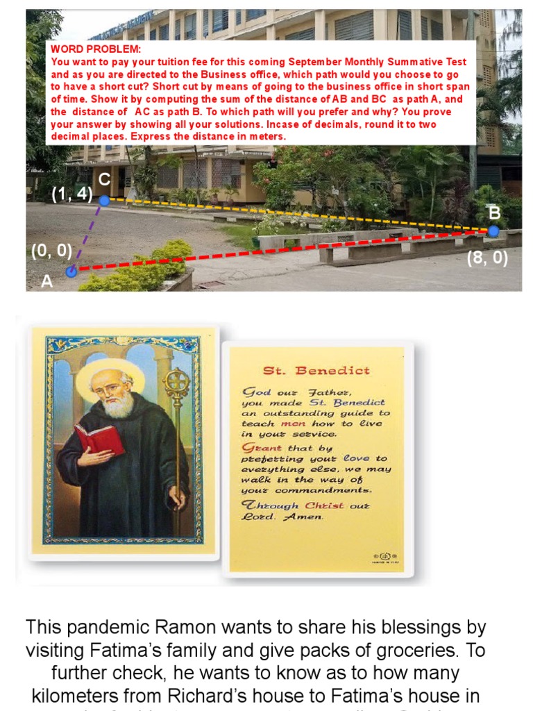 Calculating the Shortest Path: Using the Distance Formula to Determine ...