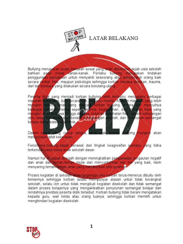 Program Bullying Sma | PDF