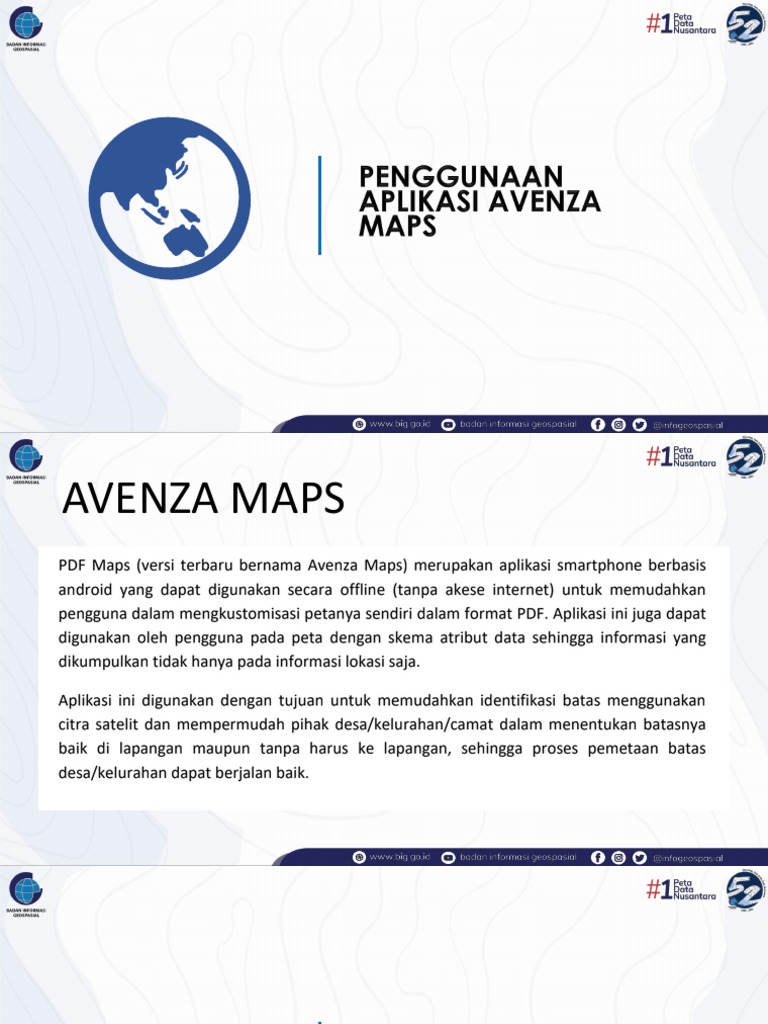 Tutorial Pelacakan Batas Desa Dengan Avenza Maps | PDF