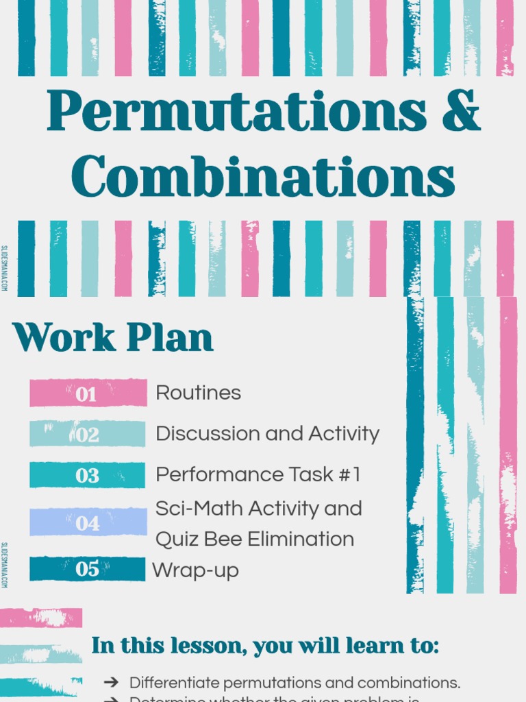 E-Math 10 - Permutations and Combinations | PDF | Computing