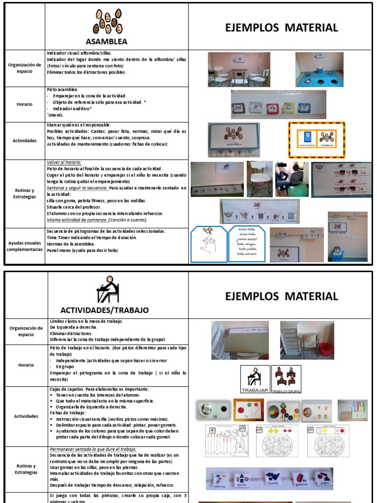Modelo Ayudas Visuales Infantil 16 | PDF
