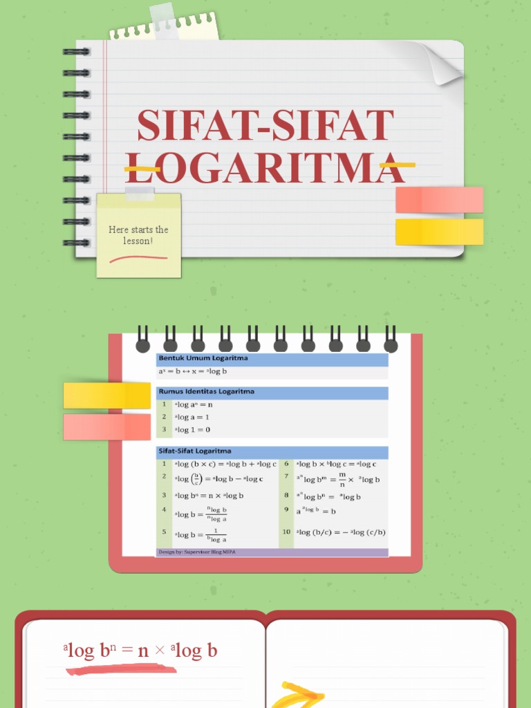 Sifat-Sifat Logaritma | PDF