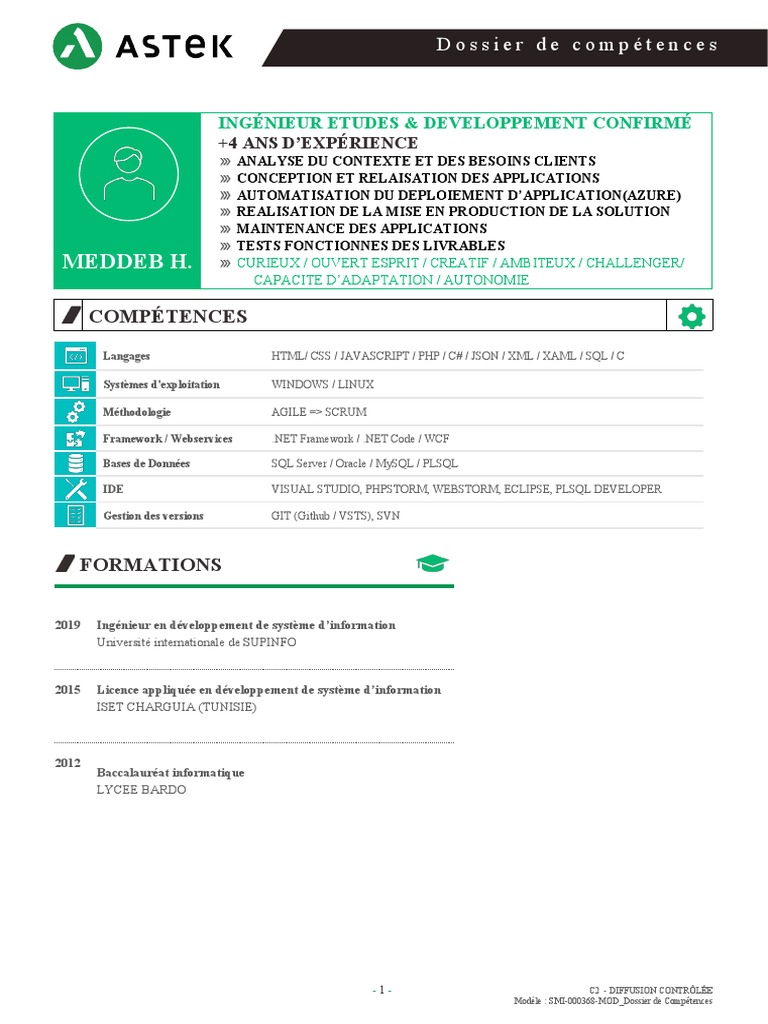 Dossier de Compétences Ingénieur IT | PDF | Internet et Web | Internet