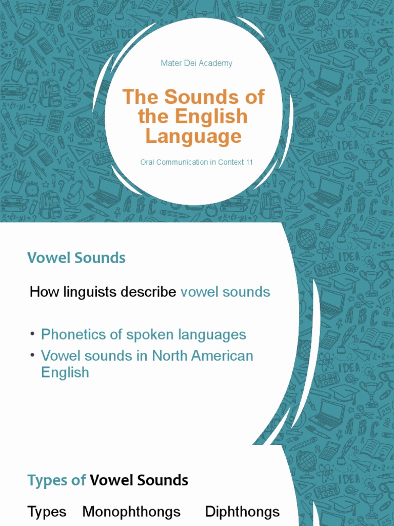 The Sounds of The English Language PART 1 | PDF | Vowel | Human ...