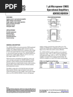 Low Cost JFET Input Operational Amplifiers ADTL082/ADTL084: Features Pin Configurations | PDF ...