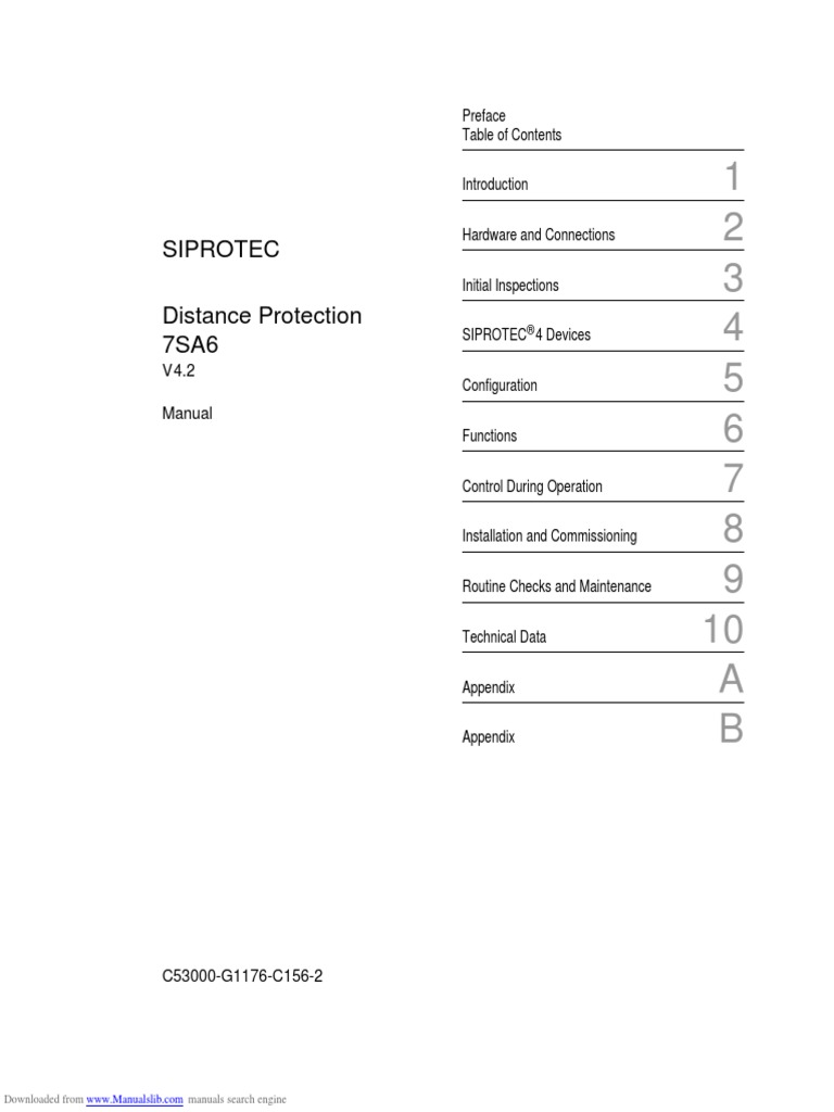 Siprotec 7sa6 | PDF | Input/Output | Parameter (Computer Programming)
