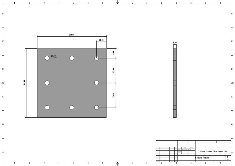 Chapa Base Pilar | PDF