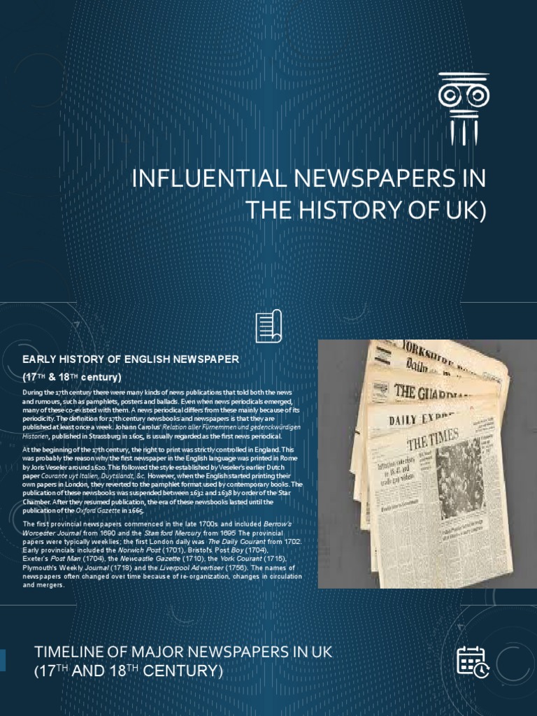 UK Newspaper Evolution History | PDF | Newspapers | The Times