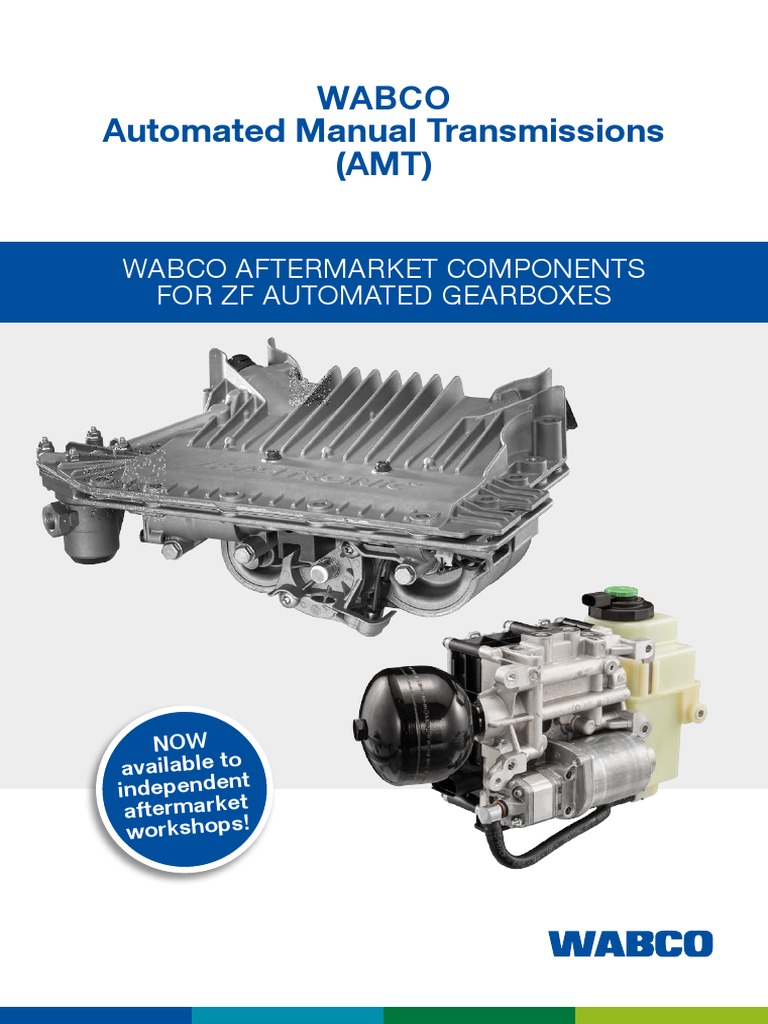 Wabco Automated Manual Transmissions (AMT) | PDF | Transmission ...