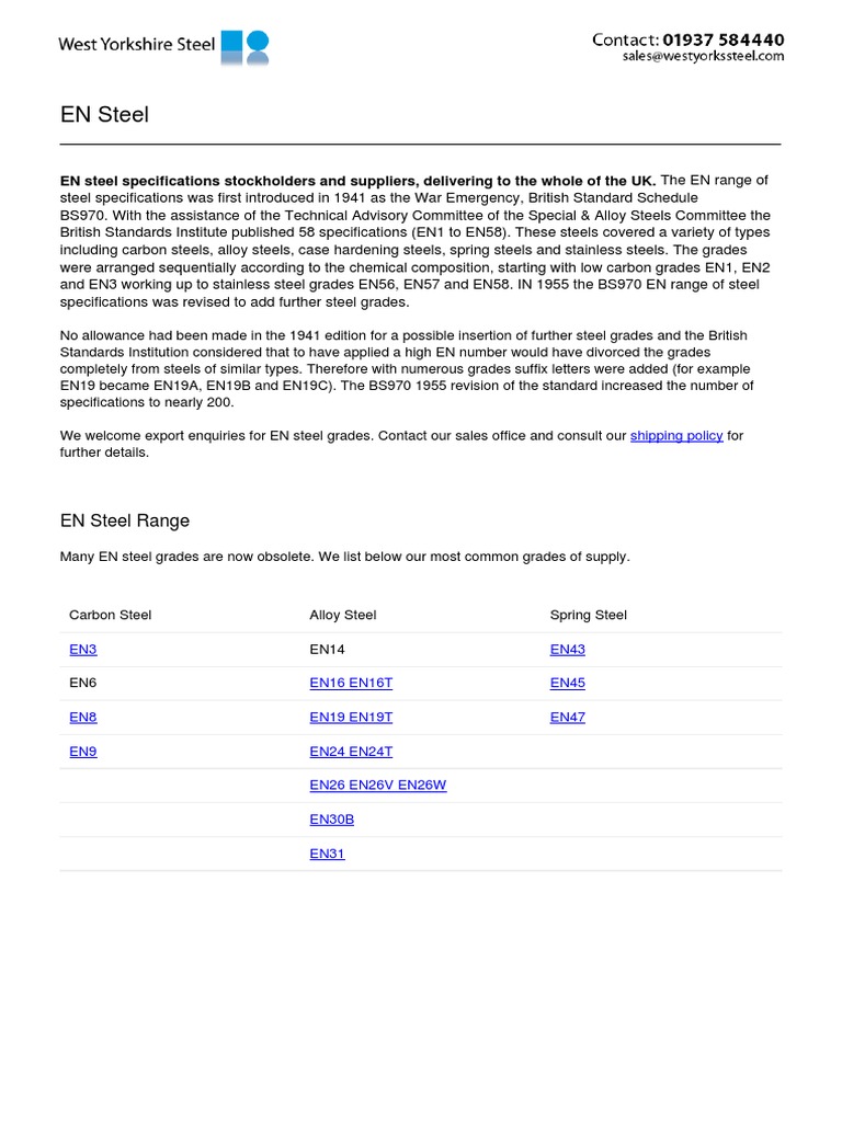 En Steel | PDF | Steel | Iso 9000