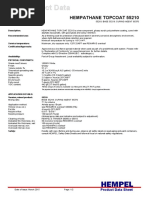 Hempathane HS 55610 Product Data Sheet | PDF | Paint | Humidity