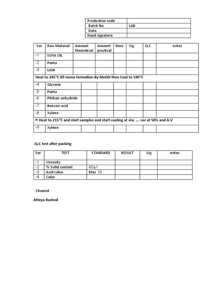 Production Card 2 | PDF