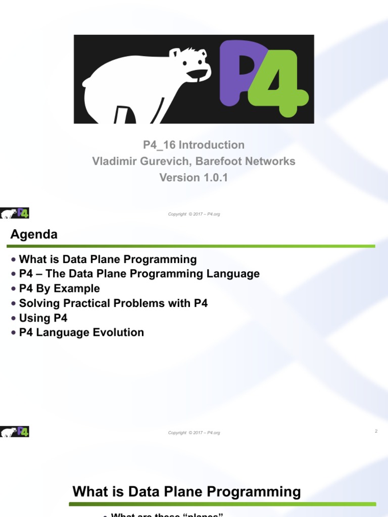 p4 d2 2017 p4 16 Tutorial | PDF | I Pv6 | Networking