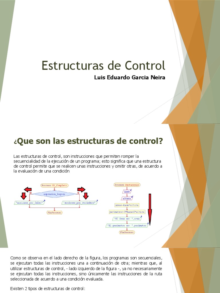 Estructuras de Control | PDF | Flujo de control | Ingeniería Informática