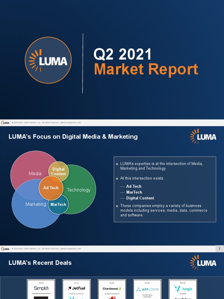 Q2 2021 Market Report | PDF | Mergers And Acquisitions | Marketing