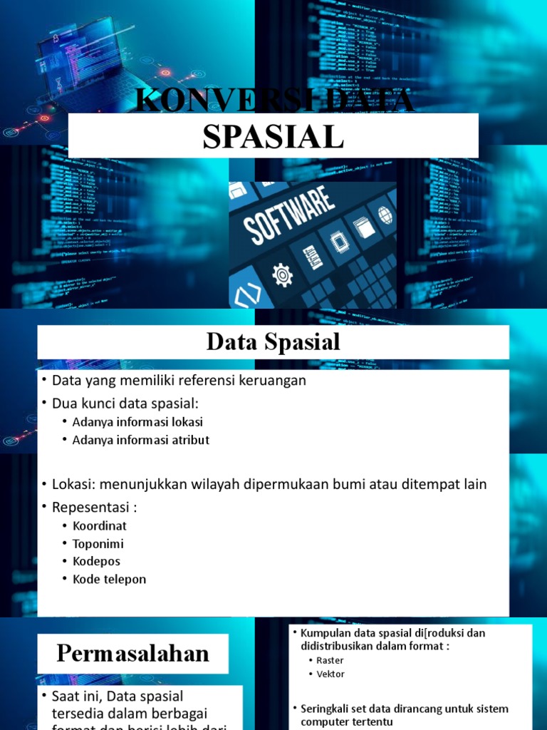 KONVERSI DATA SPASIAL | PDF