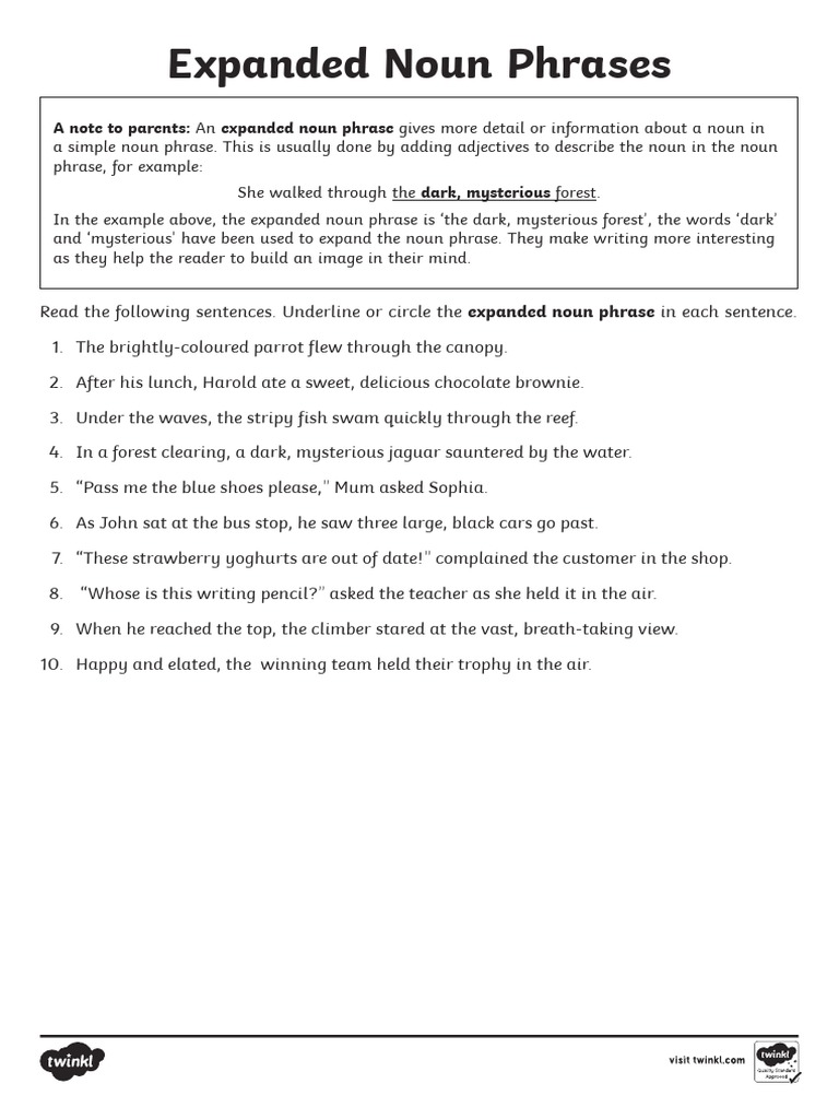 Noun Phrases Worksheet Nouns: Common Or Proper? | Worksheet