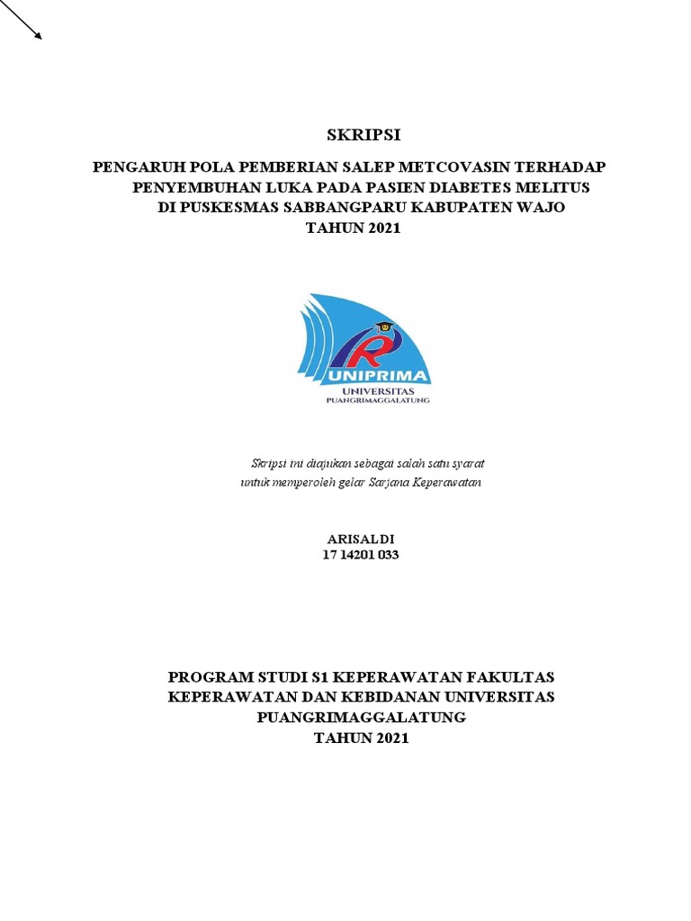 Pengaruh Salep Metcovasin pada Luka DM | PDF
