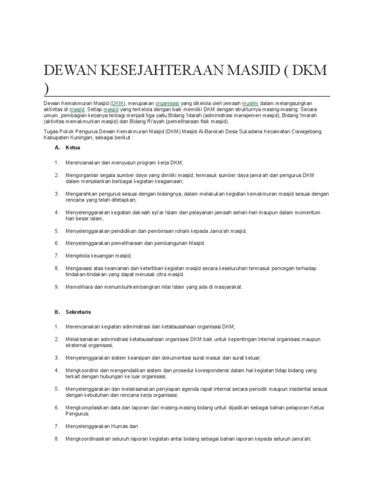Po DKM Jabal Rahmah | PDF