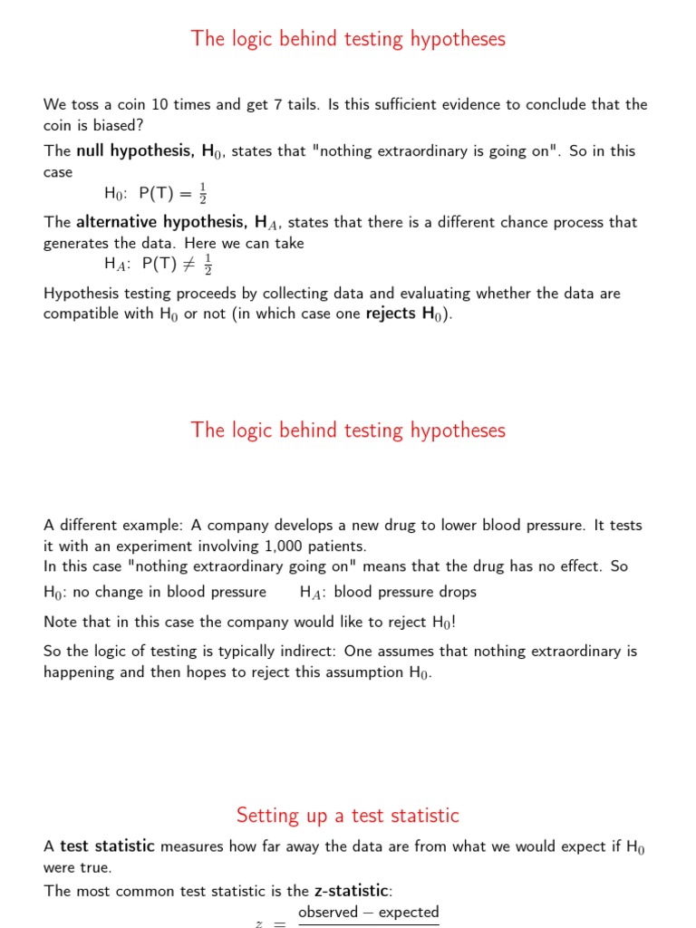 08 Test of Significance | PDF | Statistical Hypothesis Testing | P Value