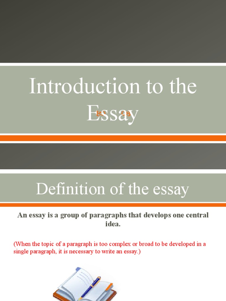 Introduction To The Essay | PDF | Essays | Idea