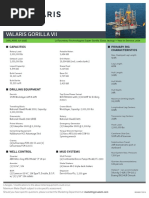 Valaris 121: Primary Rig Characteristics Capacities | PDF