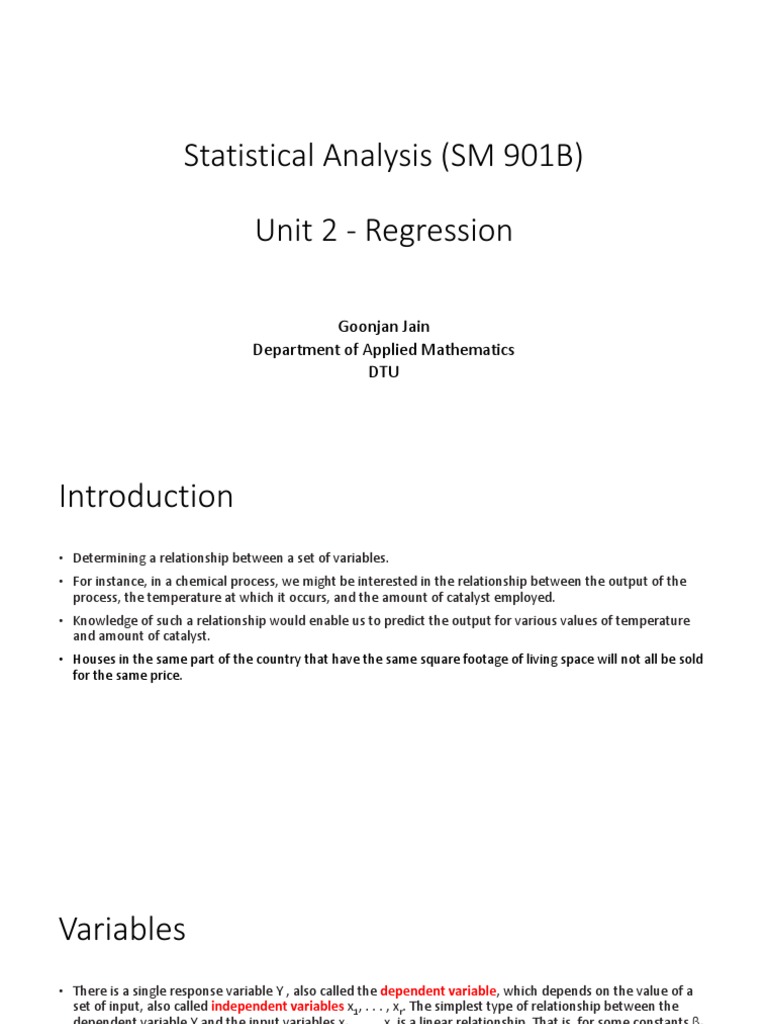 Regression Analysis for Predicting World Population Growth: Examples ...