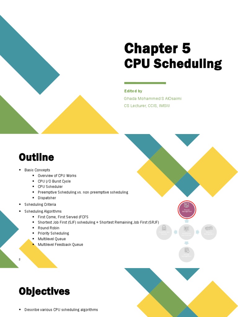 Chapter 5 Cpu Scheduling Download Free Pdf Scheduling Computing Process Computing