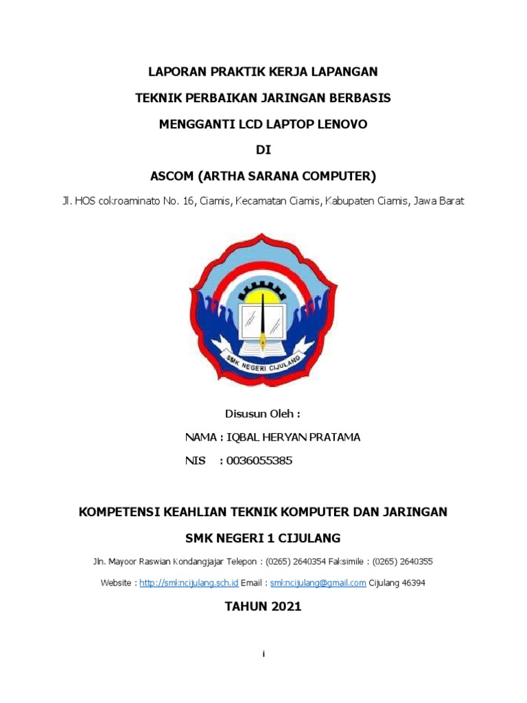 Mengubah LCD Laptop Lenovo di ASCOM | PDF