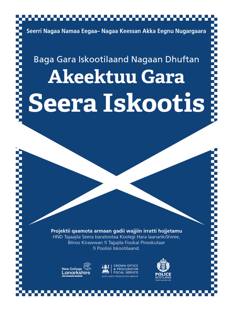 A Guide To Scots Law - Oromo Full Booklet | PDF