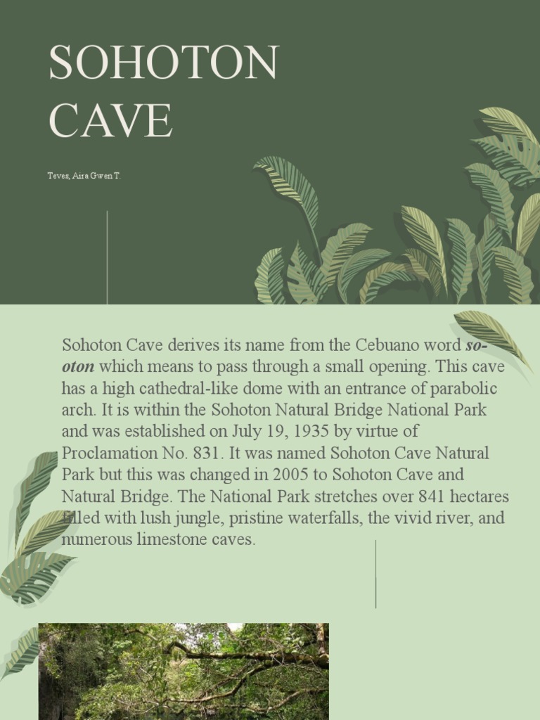 Sohoton Cave and Natural Bridge Overview | PDF | Physical Geography