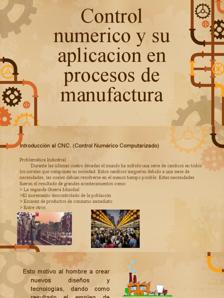 Control Numerico y Su Aplicacion en Procesos de Manufactura | PDF ...