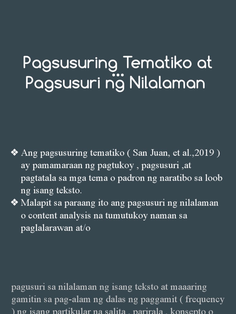 Filipino Pangkat Tatlo | PDF
