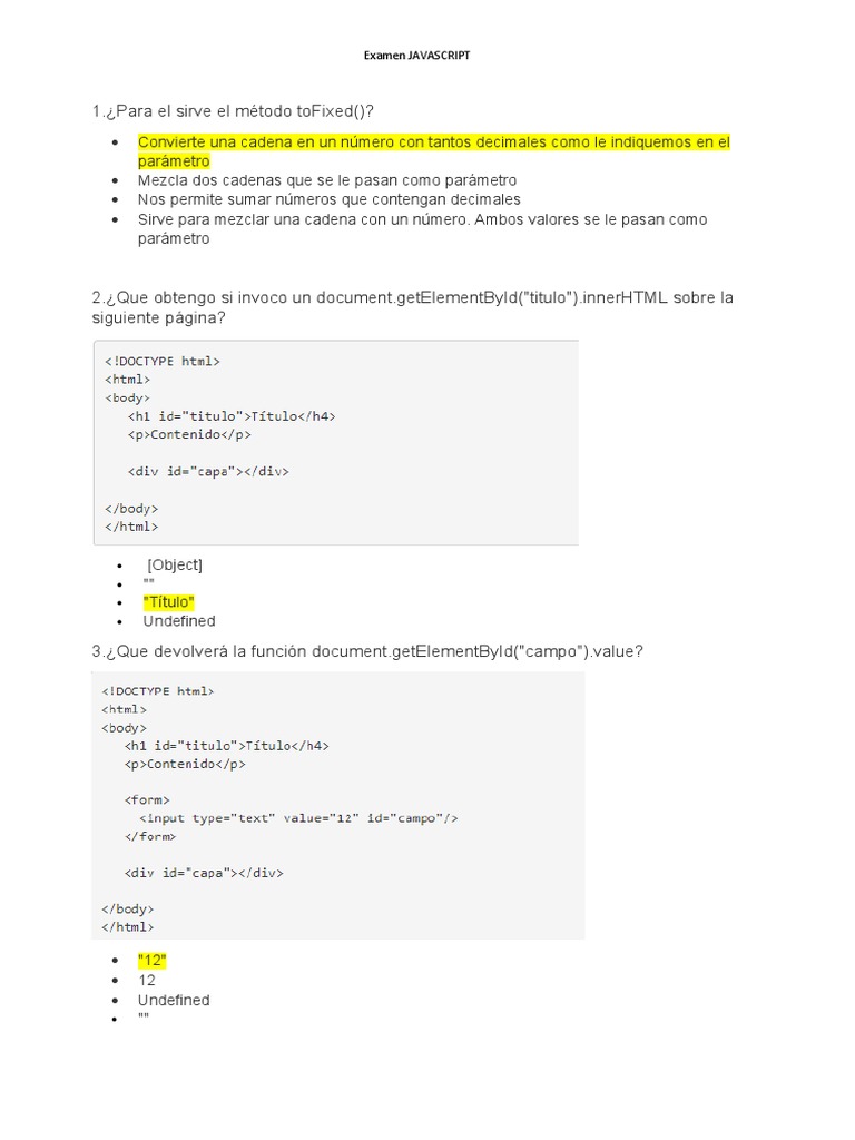 JavaScript Fundamentals: Methods, DOM Manipulation, and jQuery | PDF