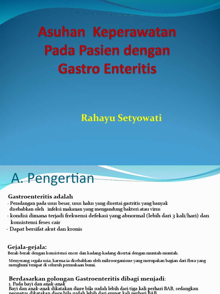 AsKEP Gastroenteritis | PDF