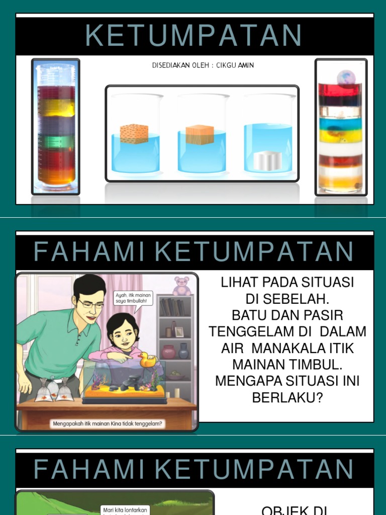 Konsep Ketumpatan untuk Tahun 3 | PDF