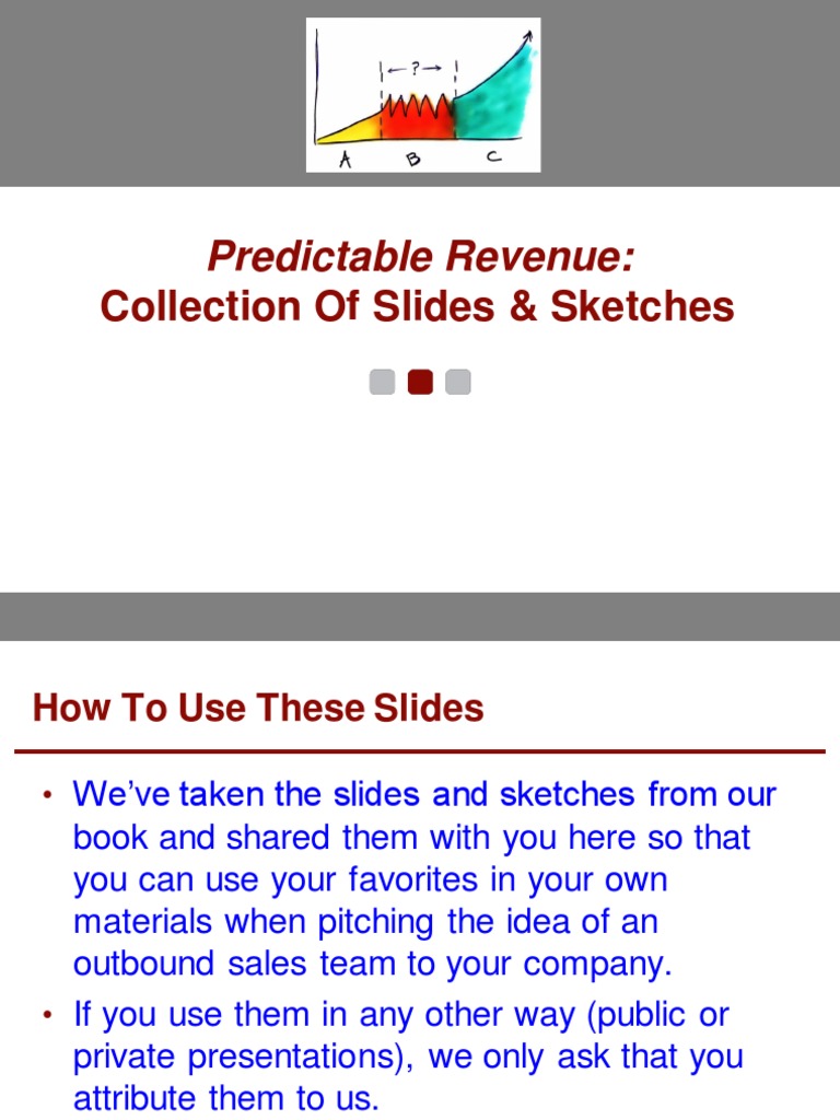 Predictable Revenue:: Collection of Slides & Sketches | PDF | Sales ...
