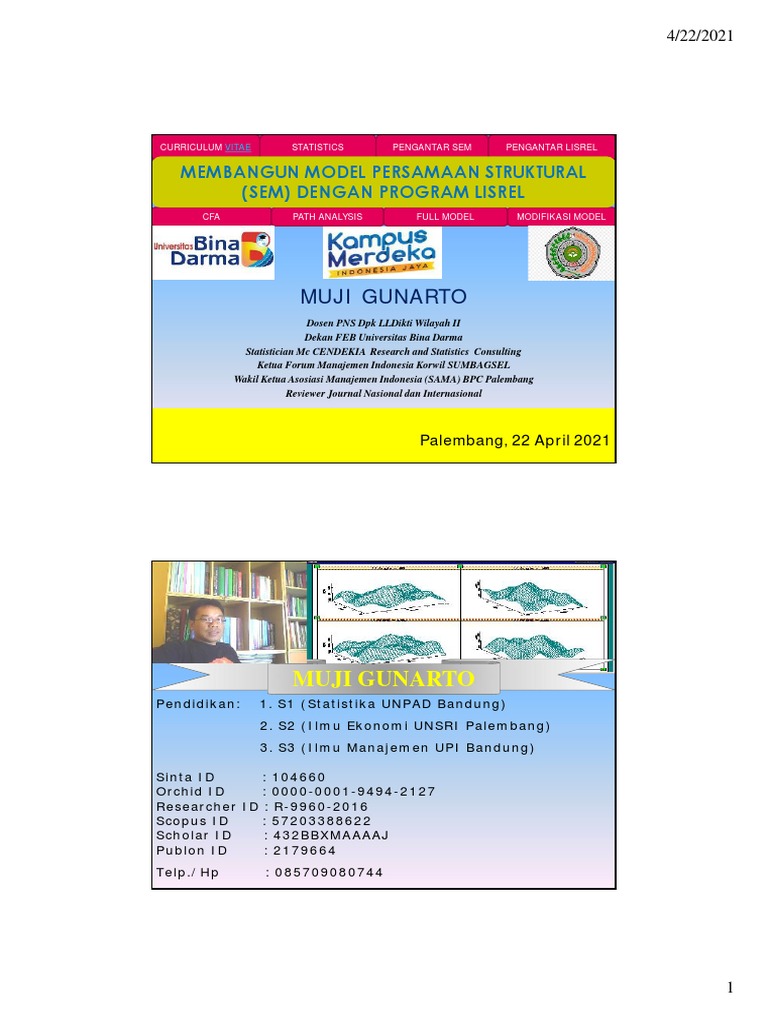 Workshop Sem - Stie Rahmaniyah | PDF | Statistical Inference | Statistics