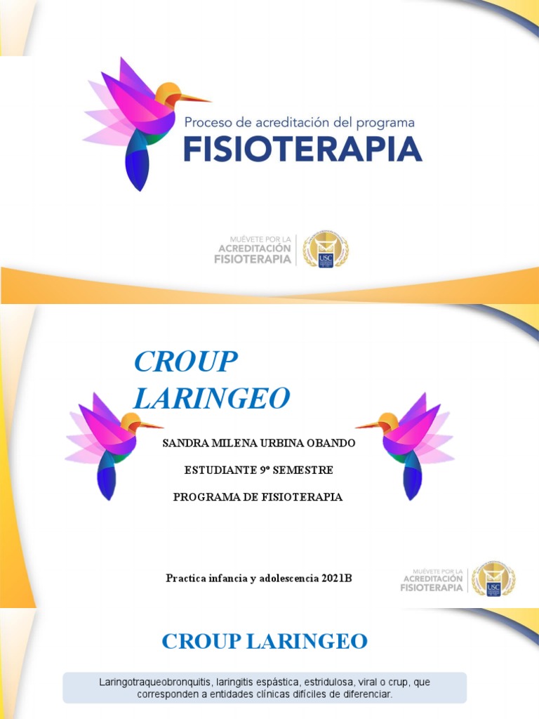 Crup Laringeo | PDF | Medicina CLINICA | Ciencias de la Salud