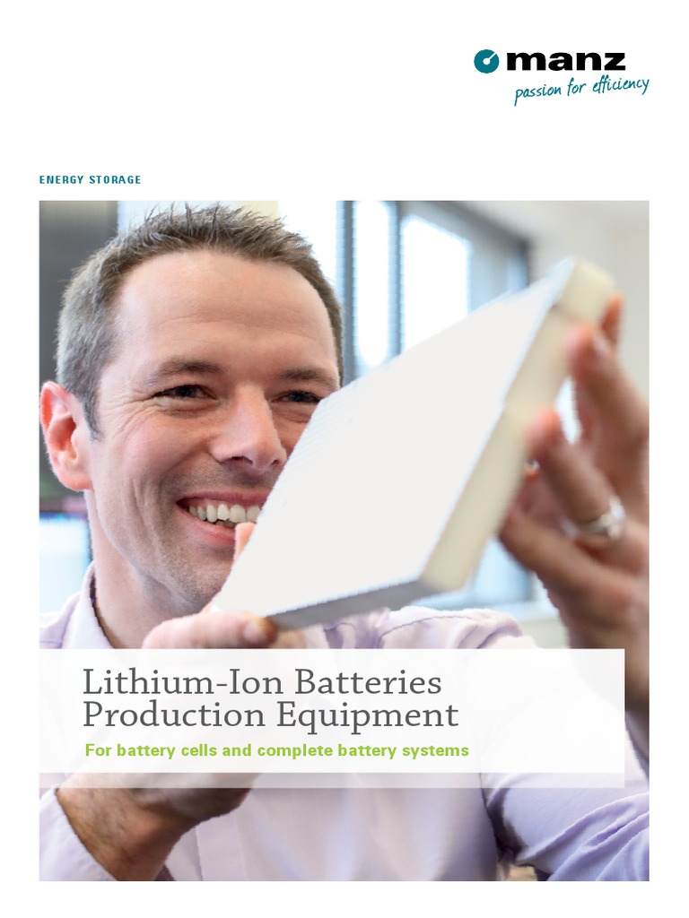 Lithium-Ion Batteries Production Equipment: For Battery Cells and ...
